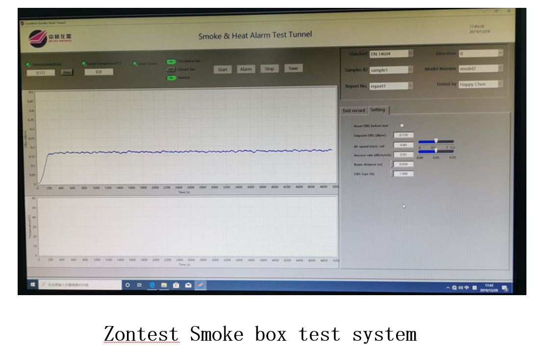 Production Line Test Smoke Box | Smoke Alarm Test Tunnel - Zomtest ...